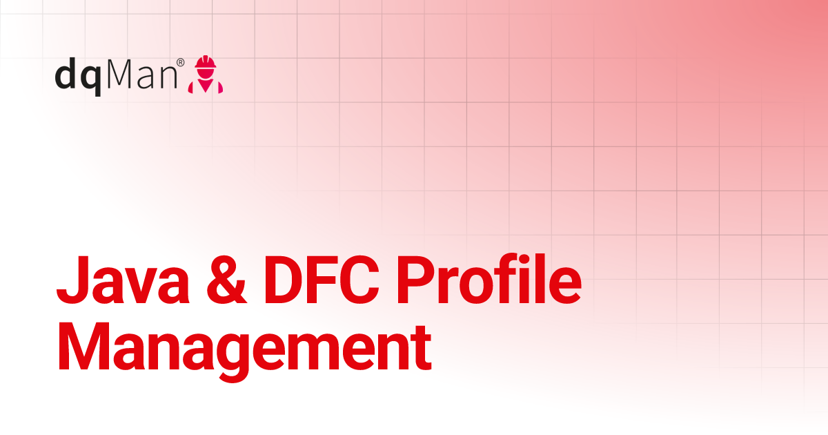 Java & DFC Profile Management | 24.3 - OpenText Documentum Edition ...